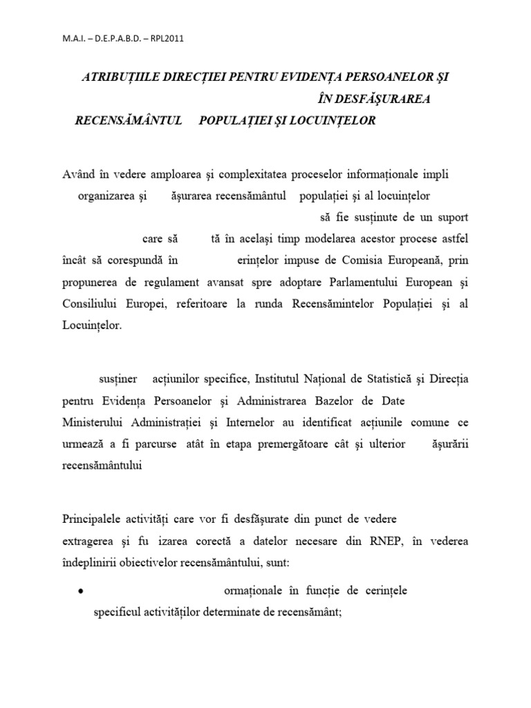 atributii_rpl2011 | PDF
