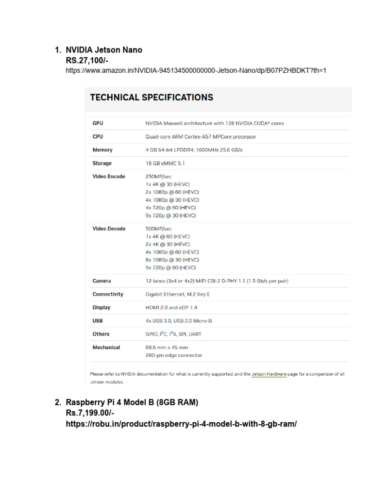 Hardware Details Face Recognition Project | PDF Hardware Details Face Recognition Project | PDF