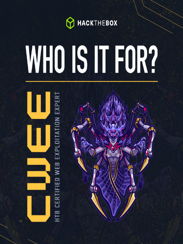 HTB CWEE - Who Is It For | PDF
