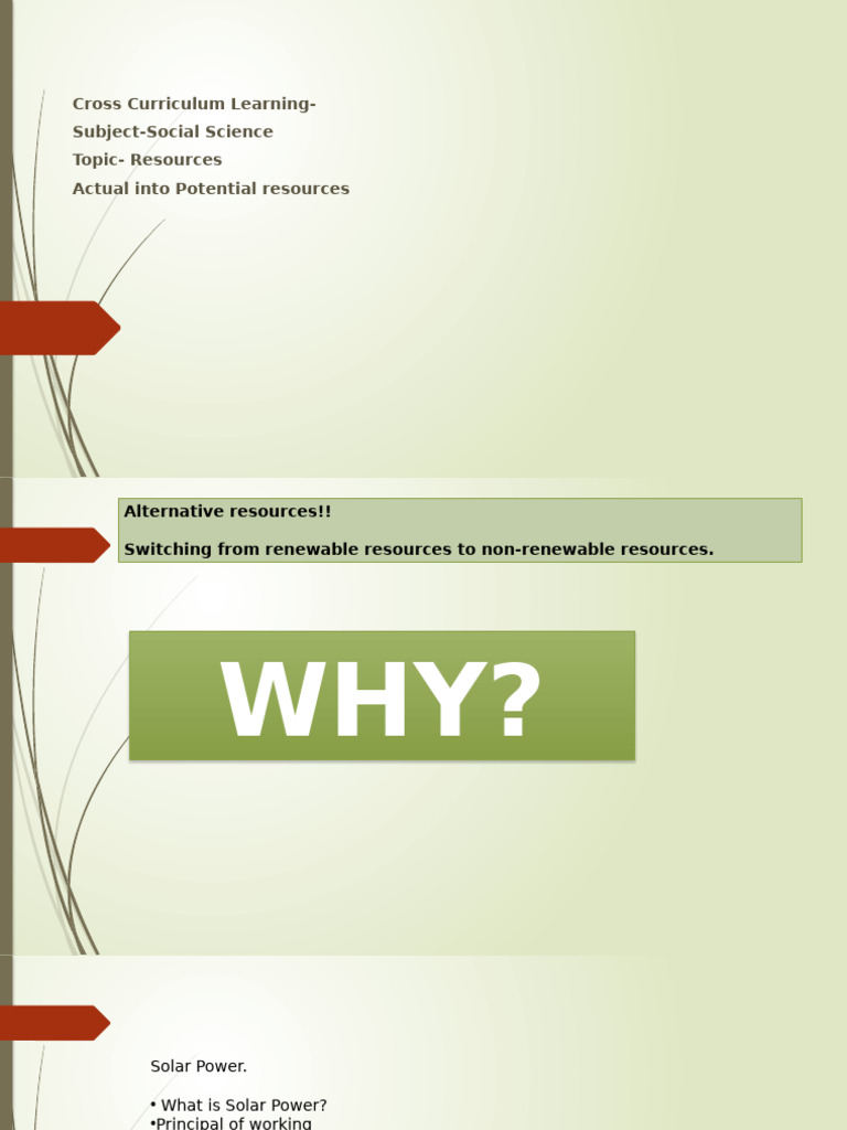 CCCL PPT Grade 6 Resources | PDF | Hydropower | Home & Garden