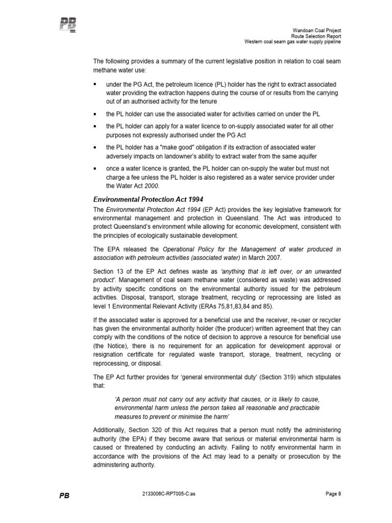 Environmental Protection Act 1994 | PDF