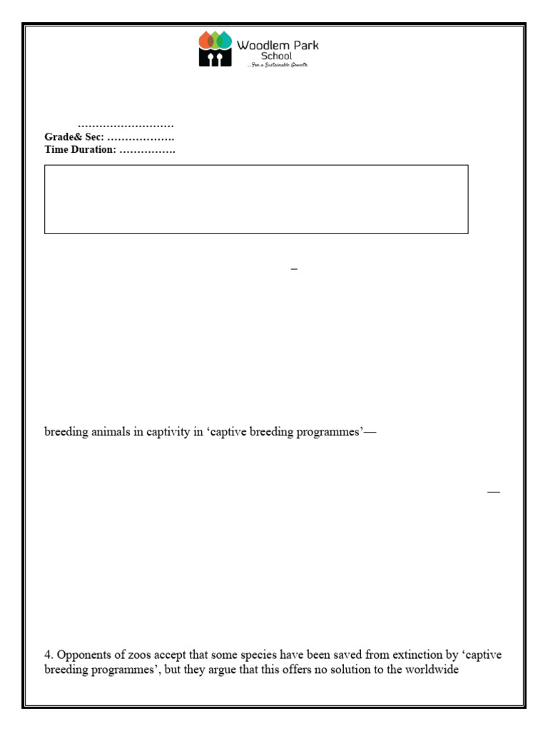 Grade 9 Model QP 2 | PDF