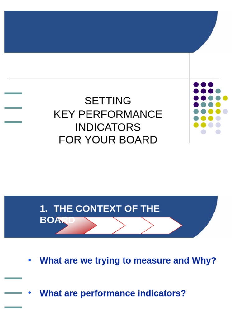 Setting KPI - S For Your Board | PDF | Governance | Business