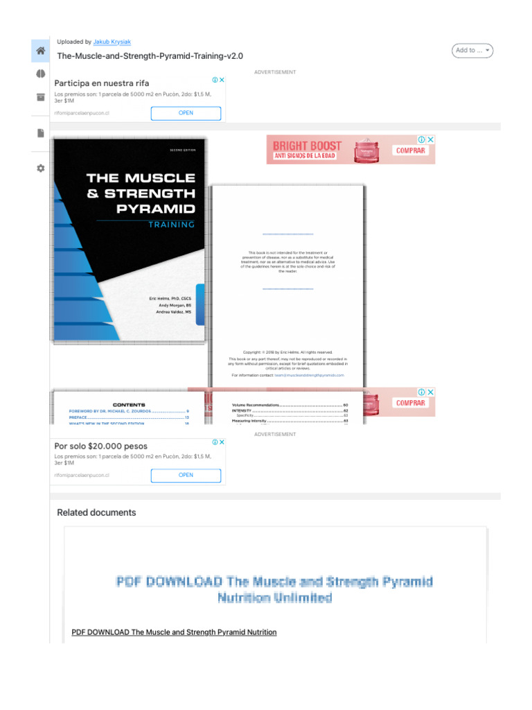 The Muscle and Strength Pyramid Training v2.0 | PDF
