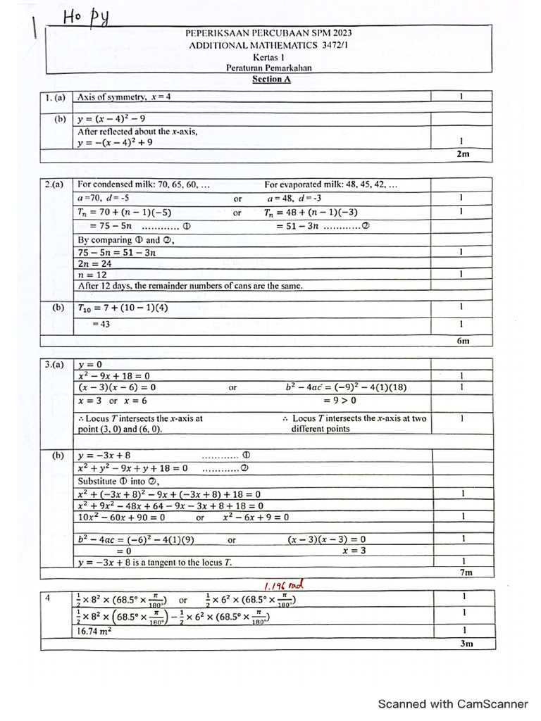 2023 Spm Trial Paper 1 - | PDF