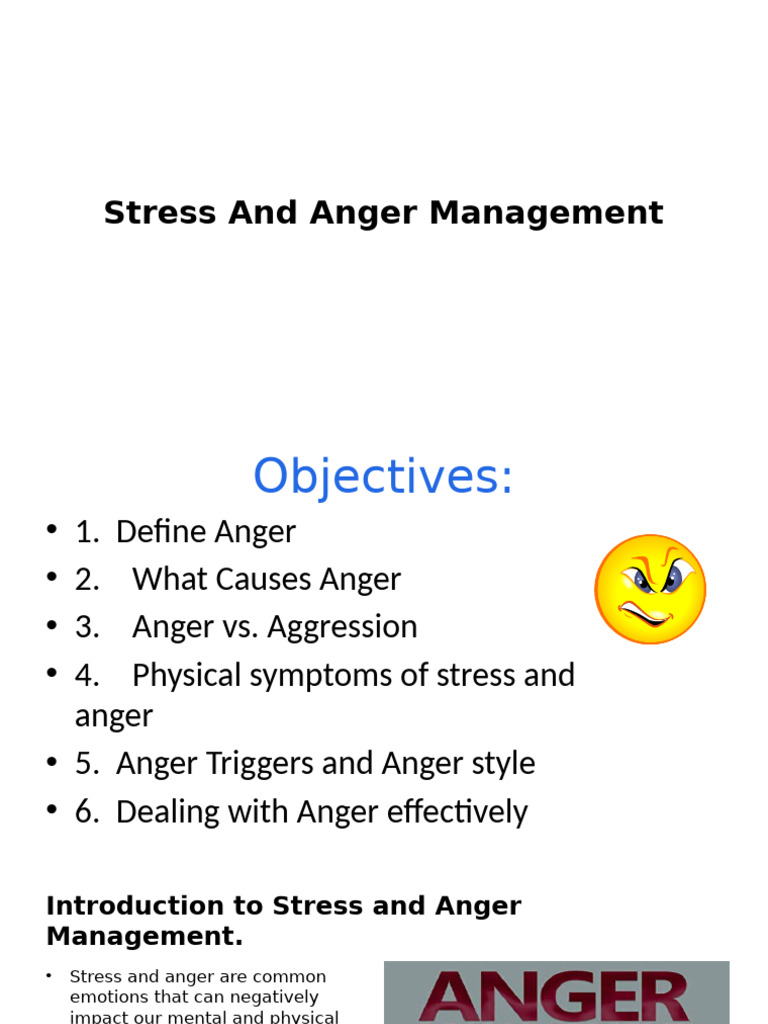 Anger Management | PDF