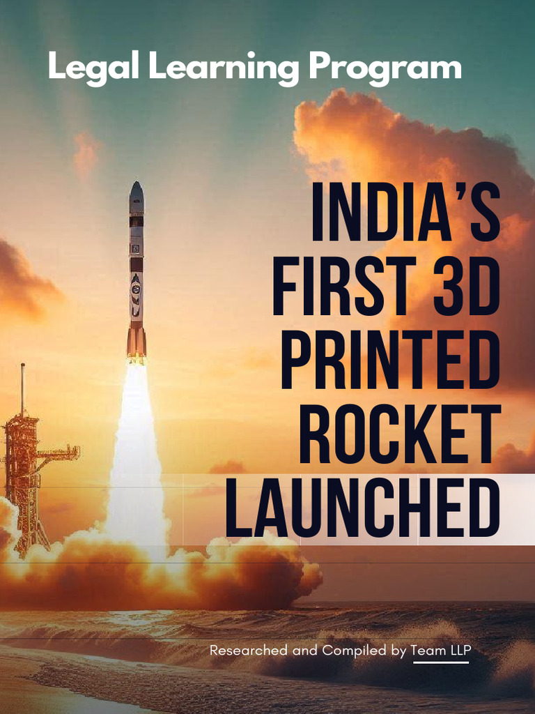 LLP Detailed India's First 3D Printed Rocket Notes | PDF