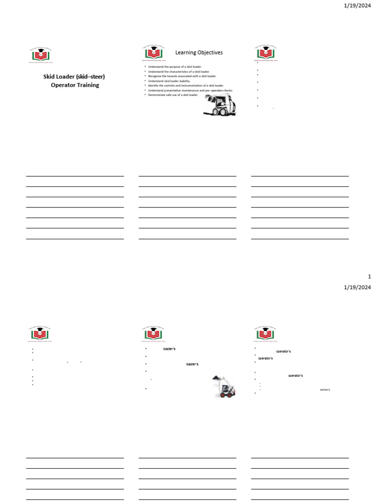 Bobcat Training | PDF