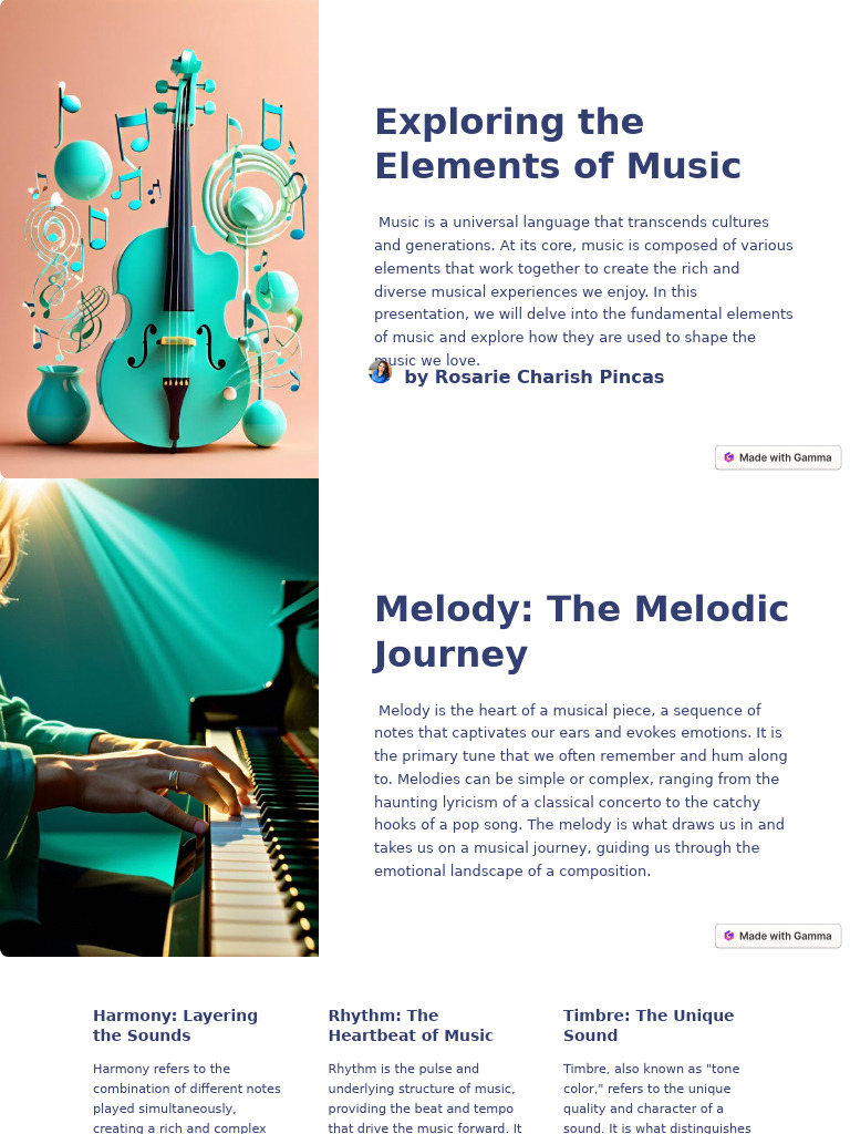 Exploring The Elements of Music | PDF