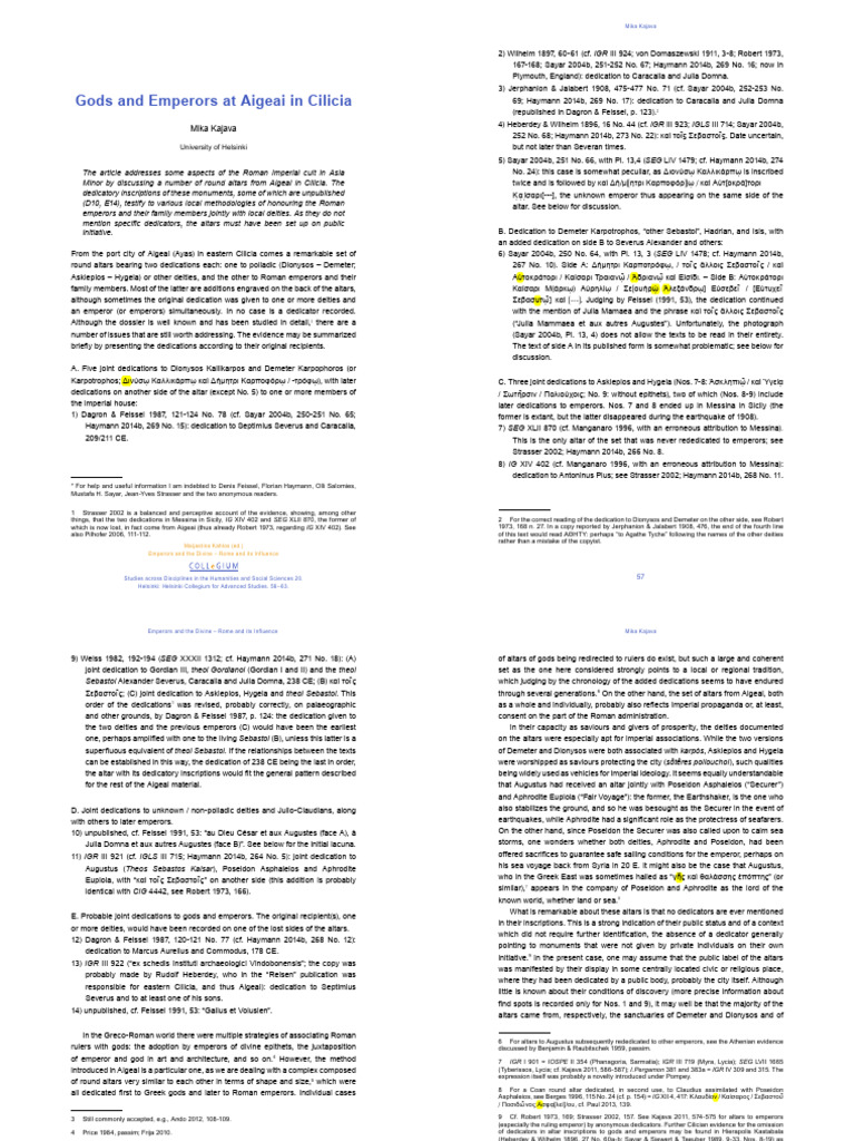 Kajava-Aigeai 1804 | PDF