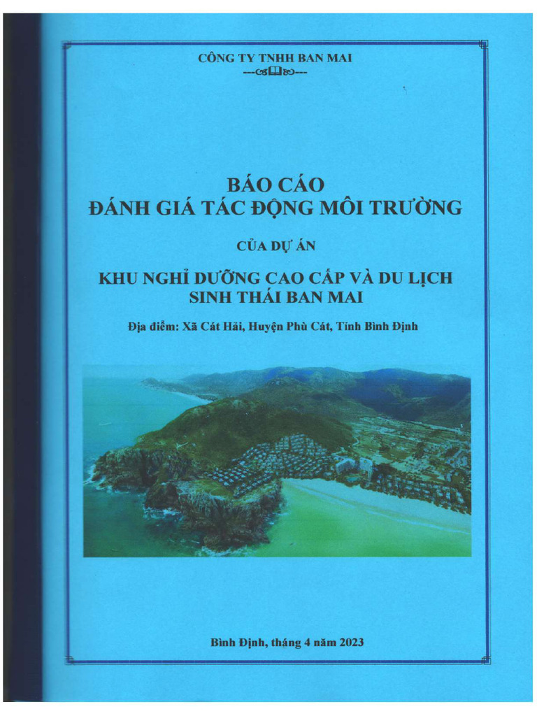 Bao Cao DTM Khu Nghi Duong Ban Mai 1 | PDF