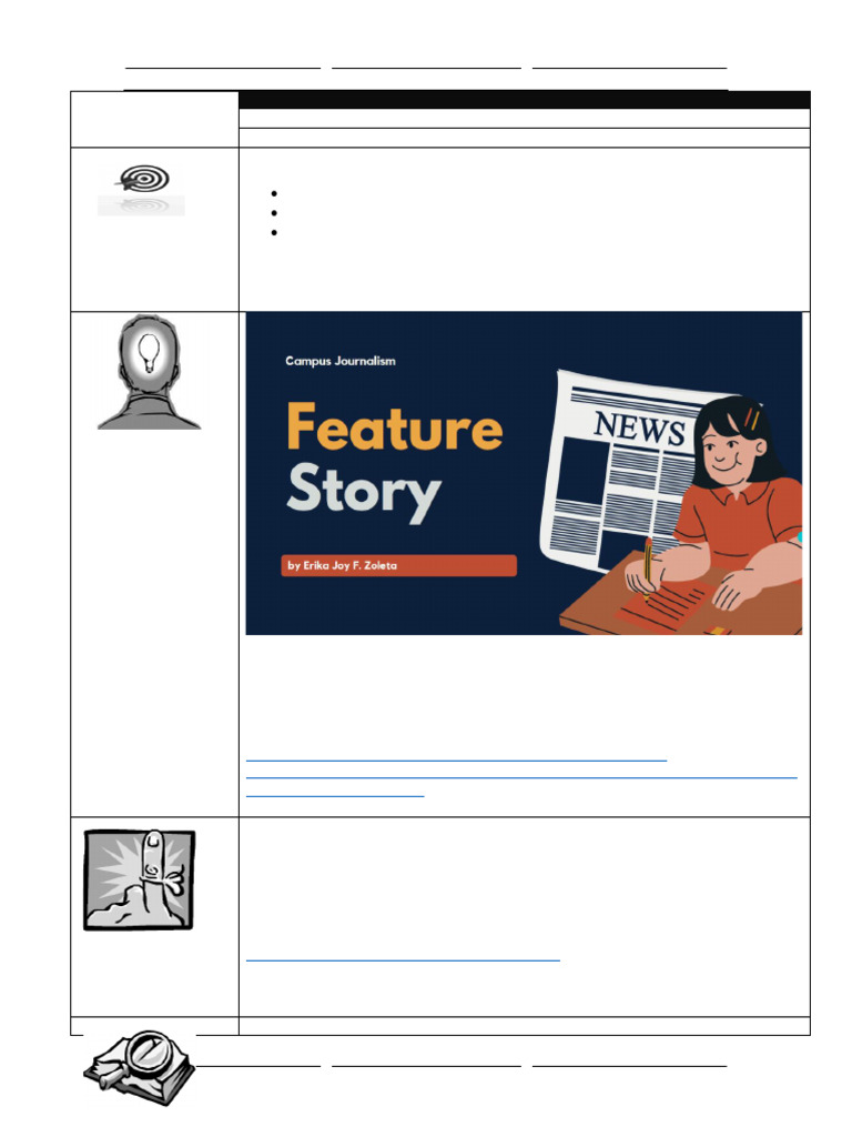 Module On Feature Story - Zoleta, Erika Joy F | PDF | Narrative | Storytelling