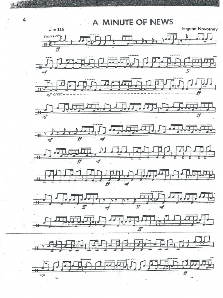 A Minute of News - E.novotney | PDF