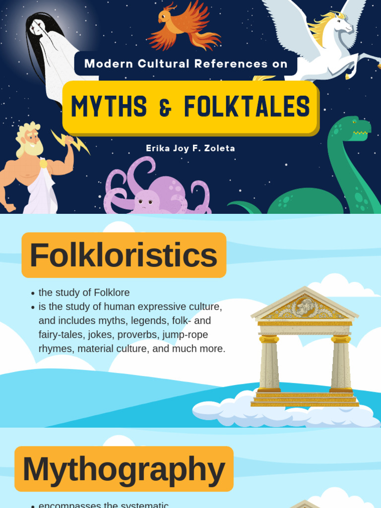 Modern Cultural References on Myths and Folktales_Zoleta, Erika Joy F | PDF