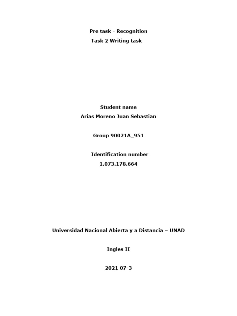 Task 2 Writing Task | PDF