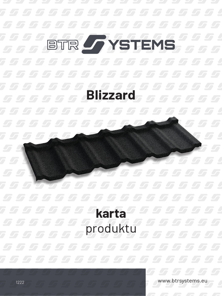 Karta Produktu - Blizzard - 1222 - PL | PDF