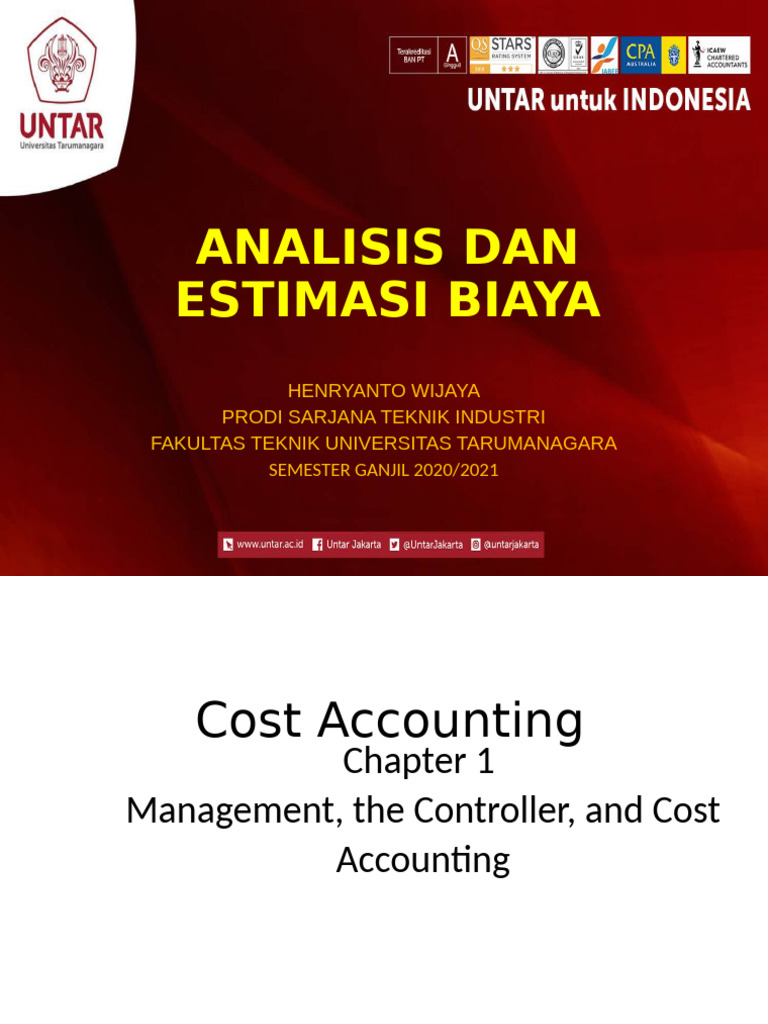 01 - AEB - Management, Controlling and Cost Accounting | PDF