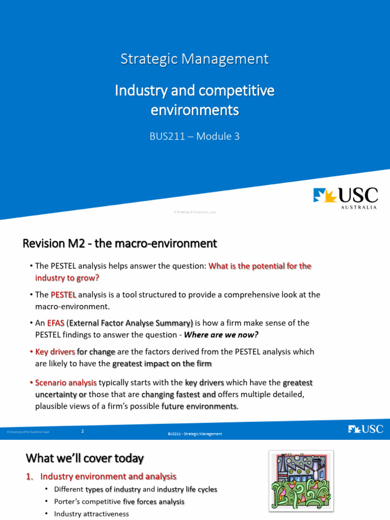 BUS211 Module 3 - Industry-environment-S2-2022-full | PDF