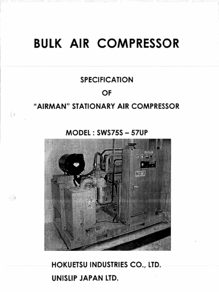 Bulk Air Compressor | PDF