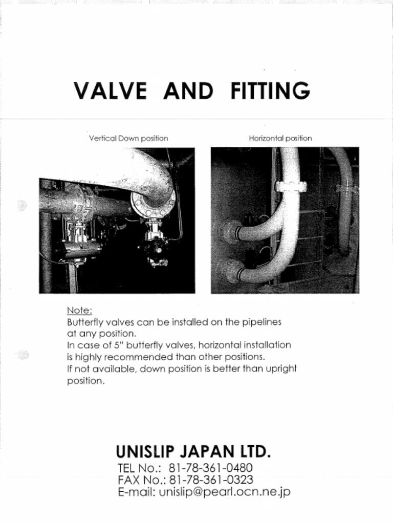 Valve and Fitting | PDF