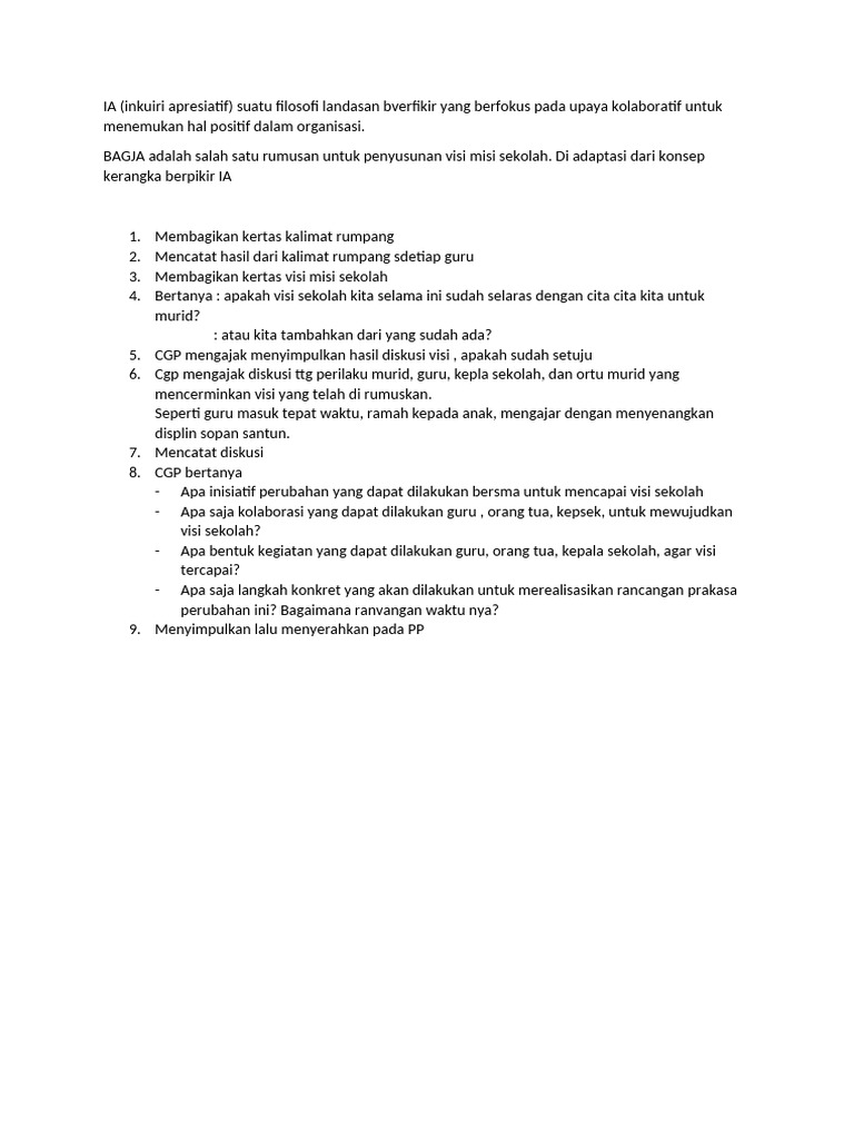 Langkah Langkah Pi 2 CGP | PDF