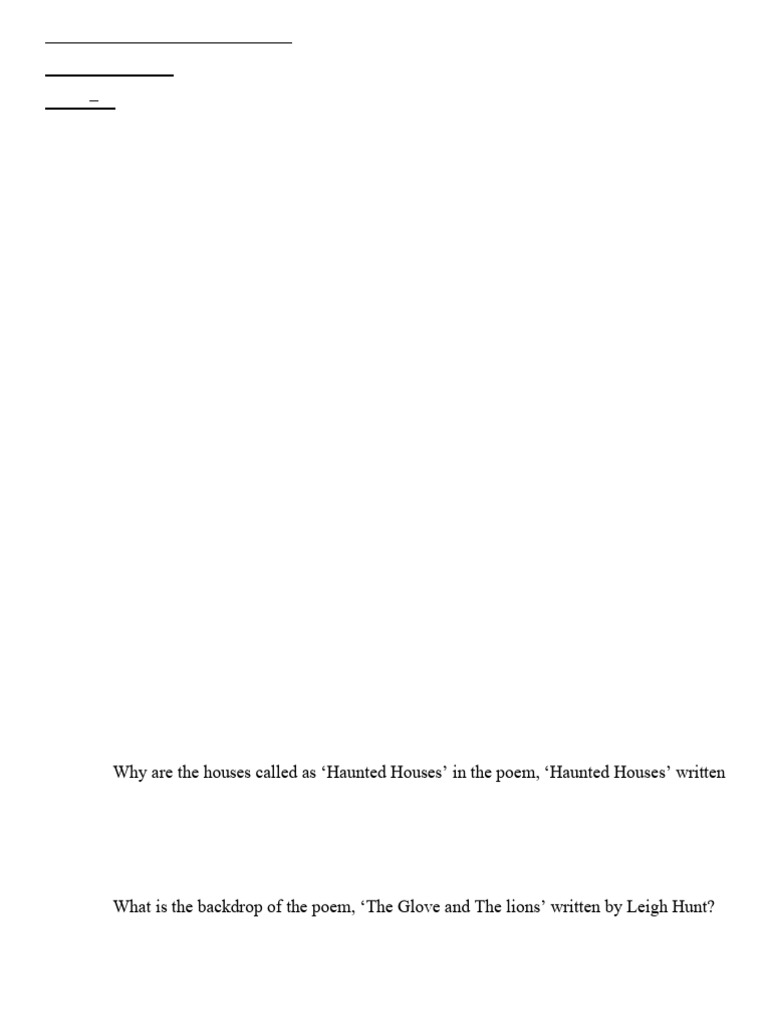 High Order Thinking Questions - Class-X-1 | PDF