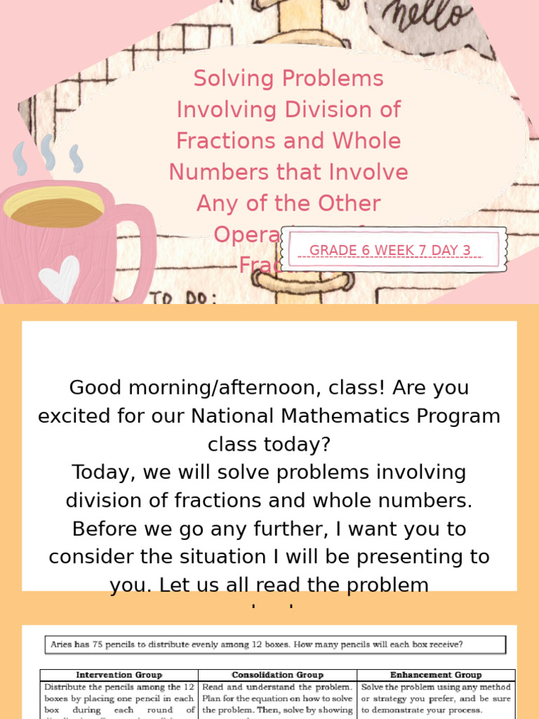Grade 6 Week 7 Day 3 NMP | PDF