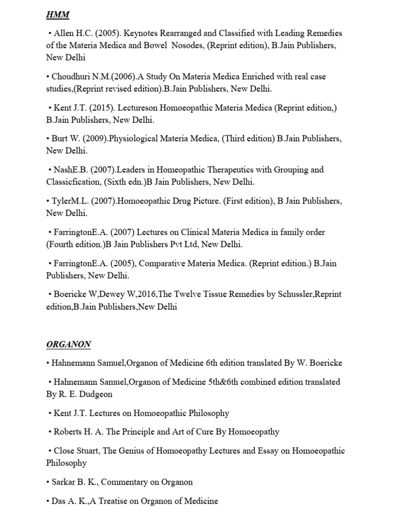 Book List 2nd Year | PDF