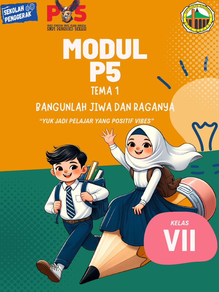 MODUL P5 Tema 1 (Bangunlah Jiwa Dan Raganya) | PDF