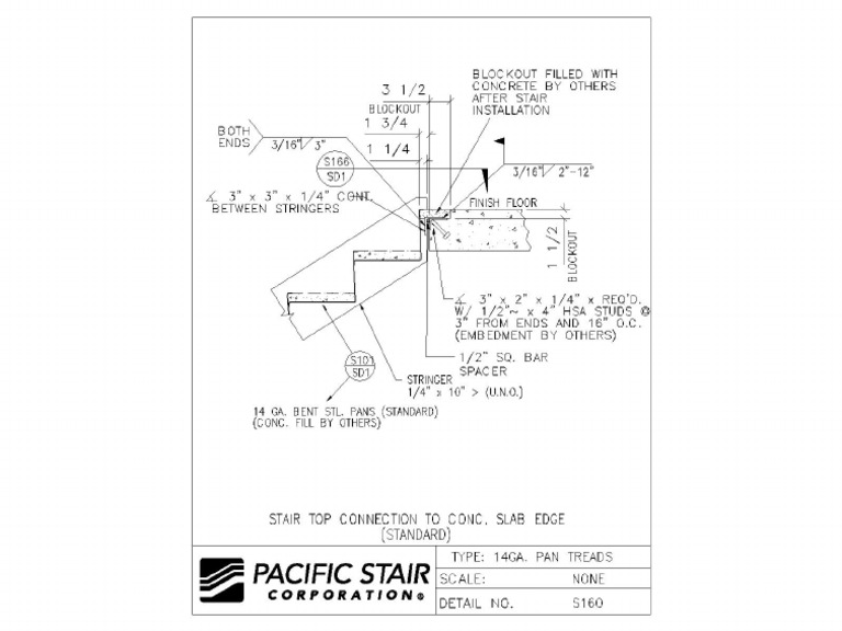Detail Stairs Railings Pacific Stair s160 | PDF
