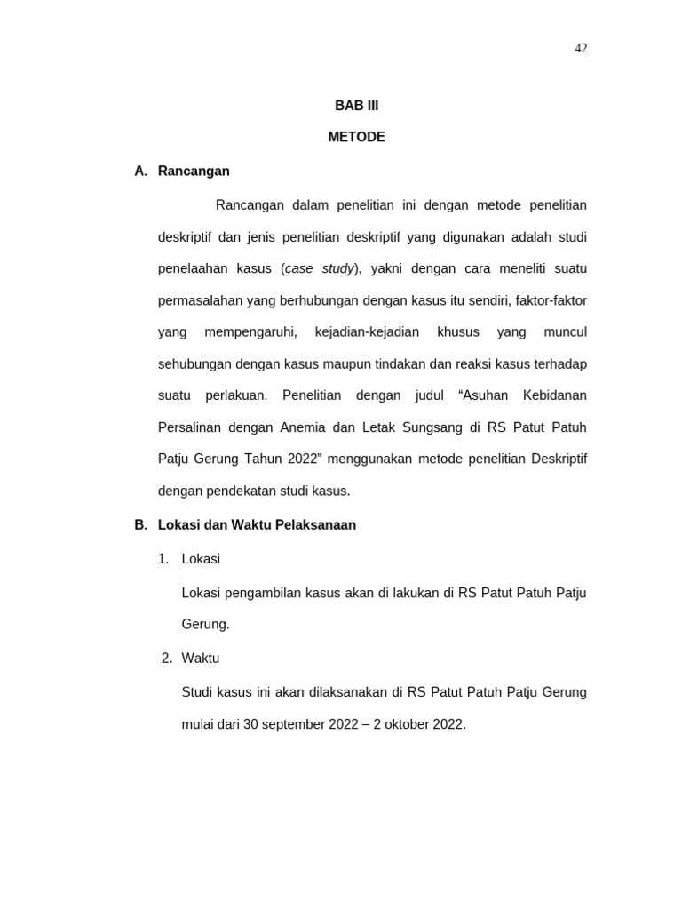 Bab III Lta Melinda 1 | PDF