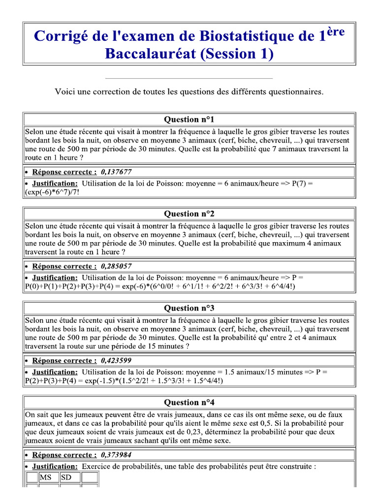 Corr Exam Juin06 | PDF