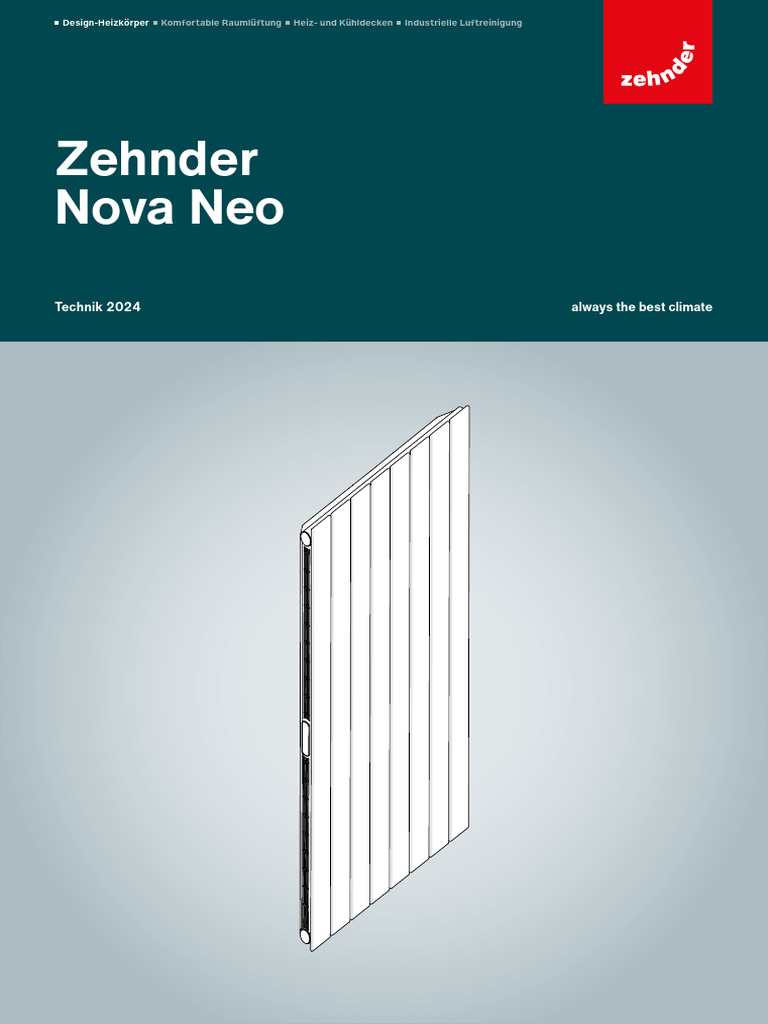 Zehnder - RAD - Nova Neo - TEC - CH - de | PDF