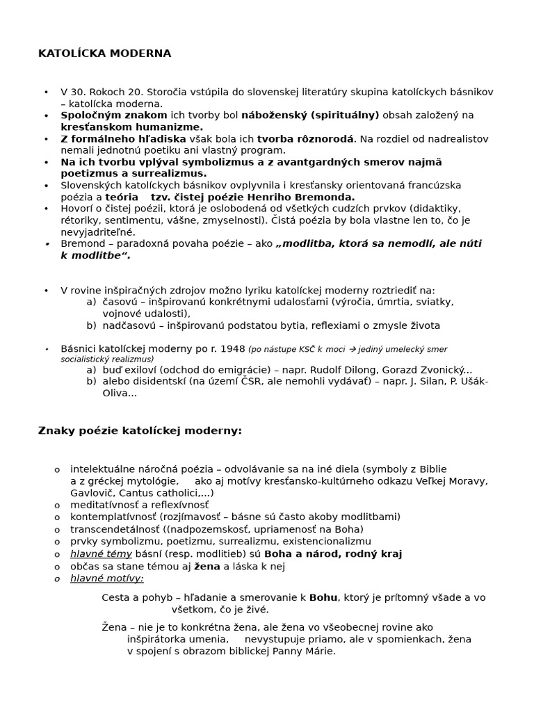 Katolícka Moderna | PDF