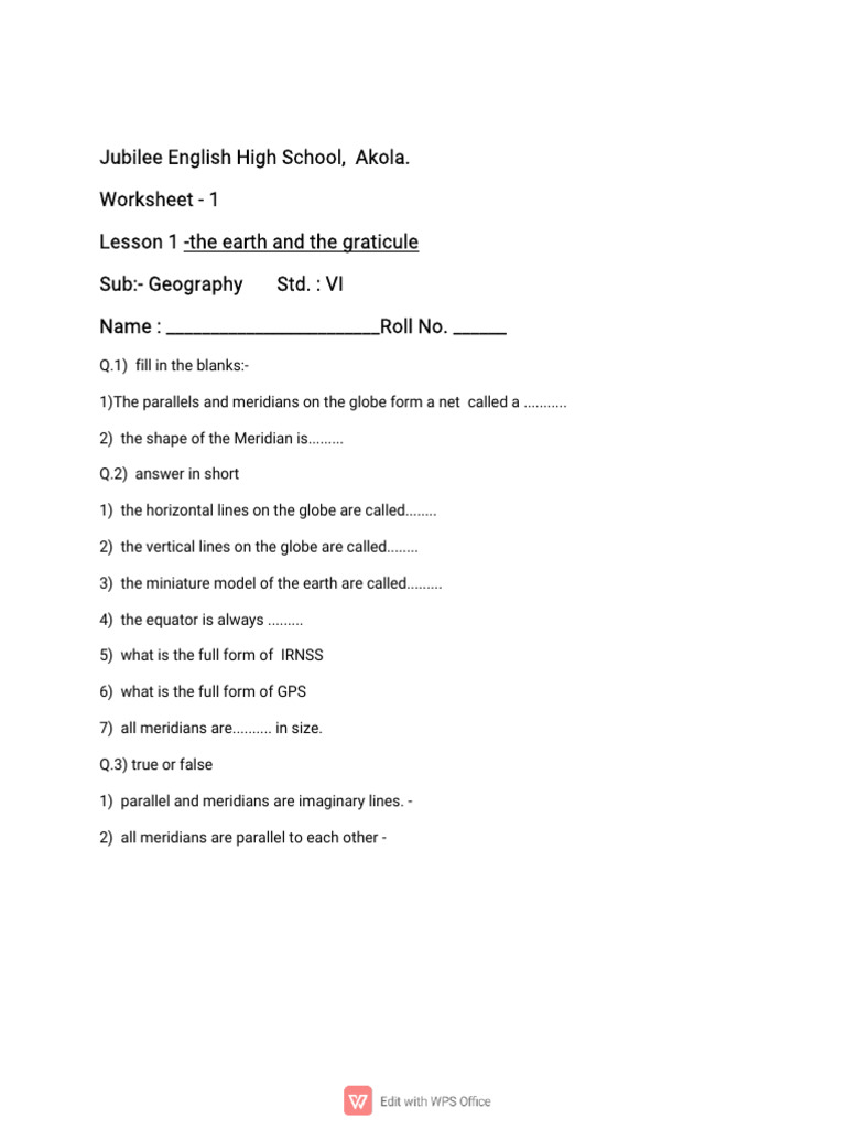Assignment 1-geography | PDF