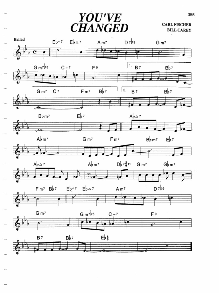 You've Changed - R3 | PDF