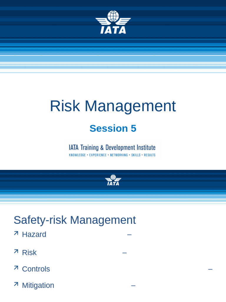 Session 5 - Risk Management | PDF