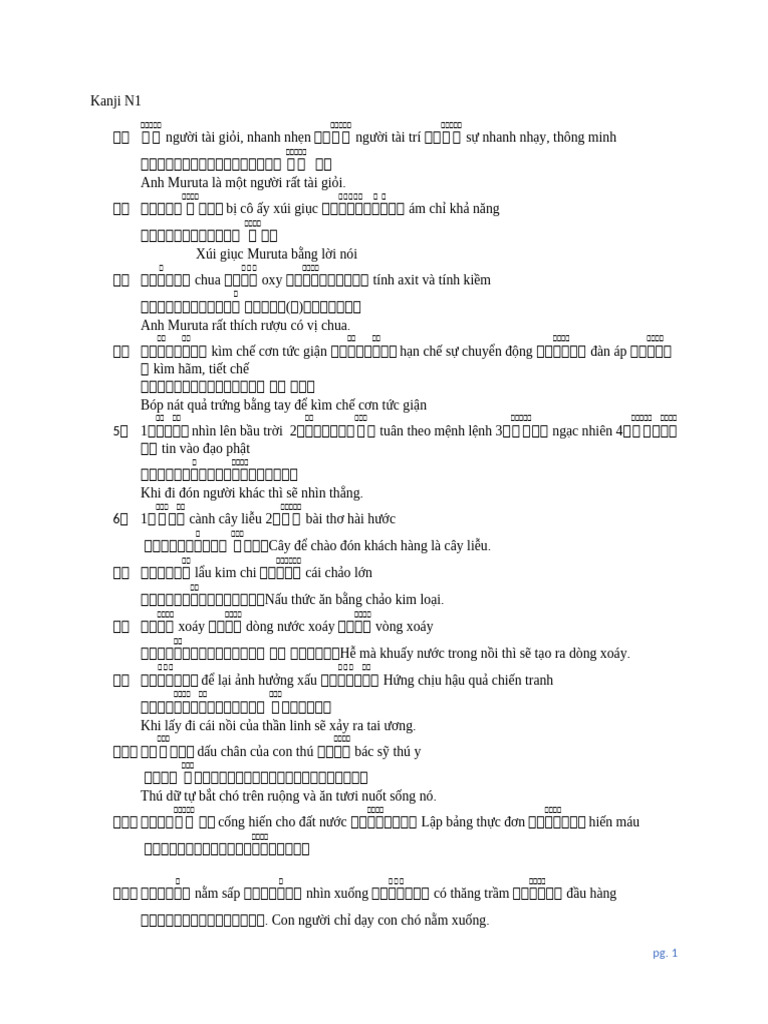 Kanji N1 Edit PDF