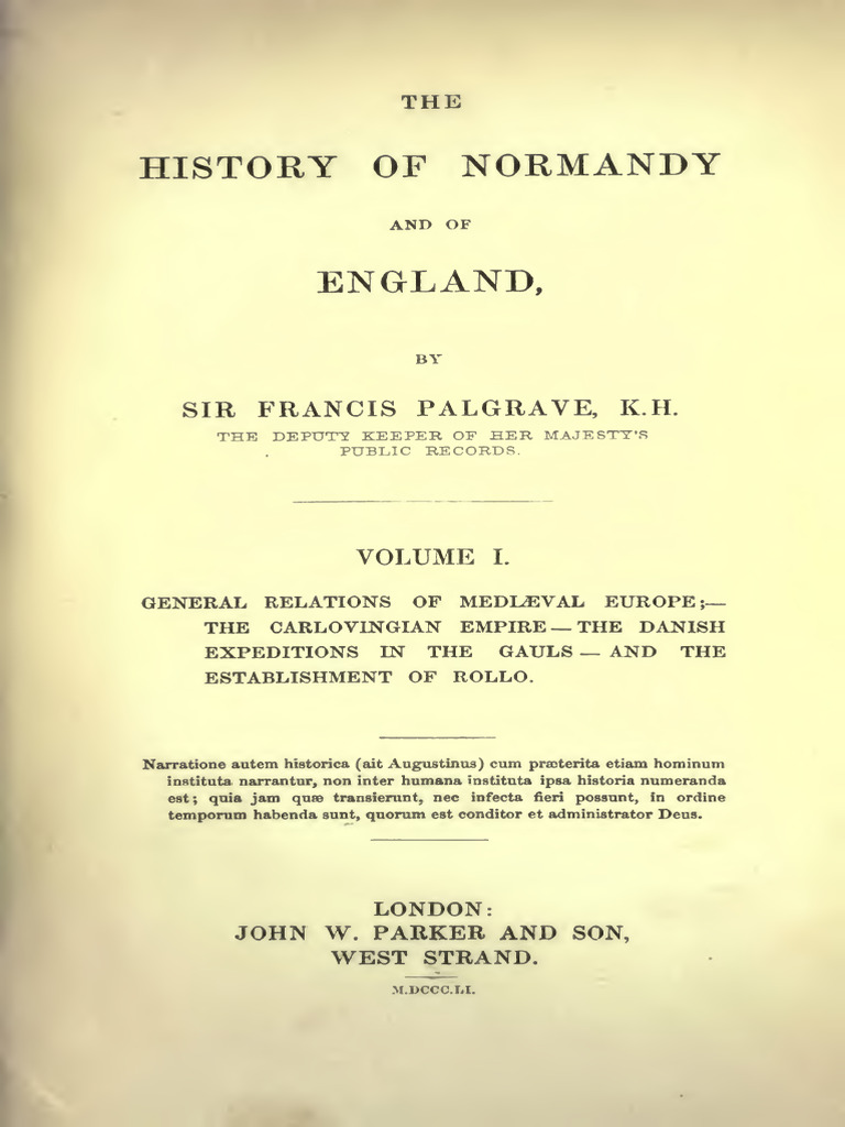 History Normandy and England-I | PDF