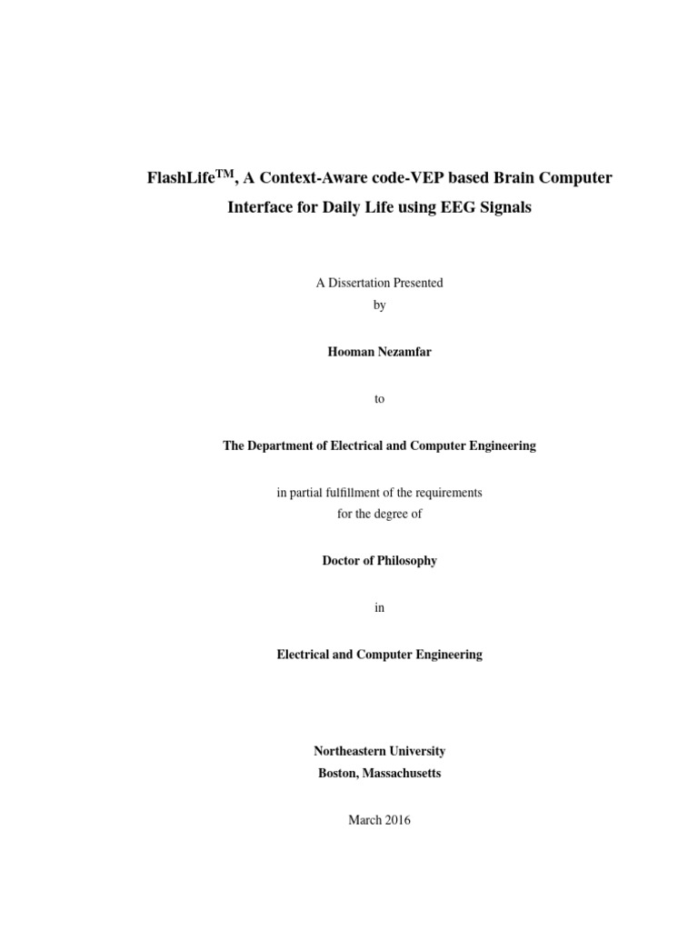 Preview: Flashlife, A Context-Aware Code-Vep Based Brain Computer Interface For Daily Life Using ...