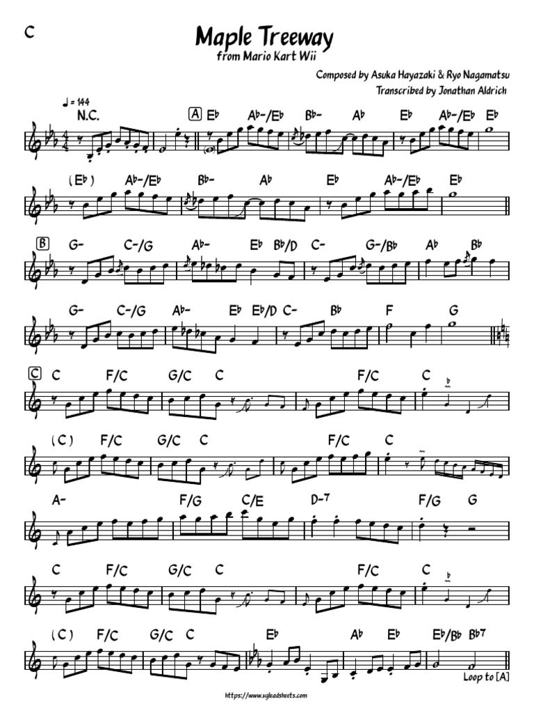 Mario Kart Wii - Maple Treeway | PDF