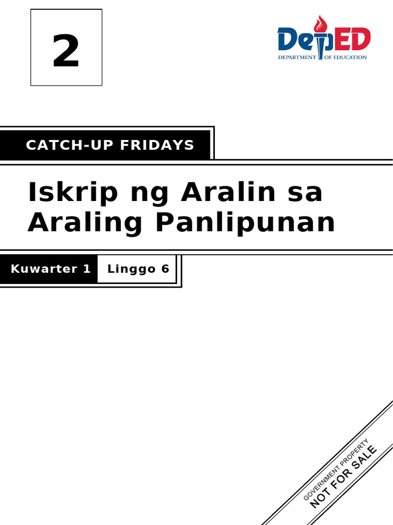 2024 - LS - Ap - Cuf - Q1week6 - Values Ed - Final | PDF