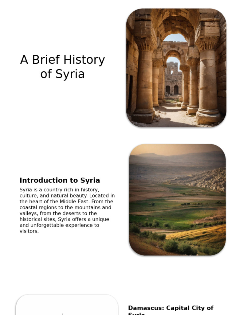 A Brief History of Syria | PDF