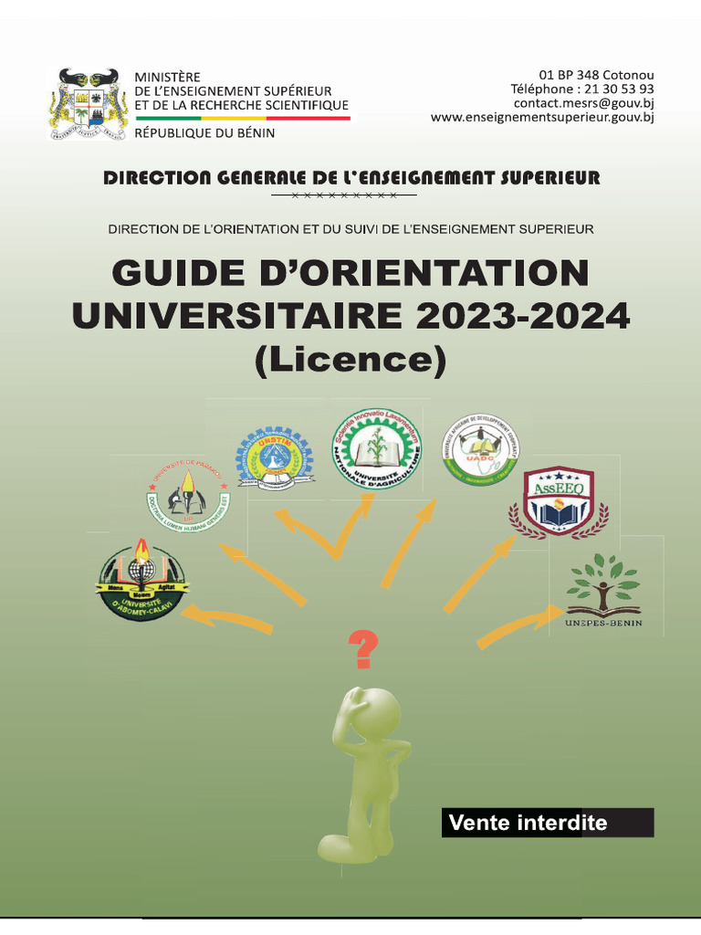 Guide Dorientation - VF Unb 2023-2024 VFF | PDF