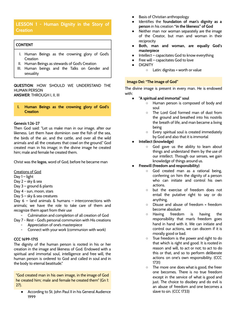 THY 3 Handouts | PDF