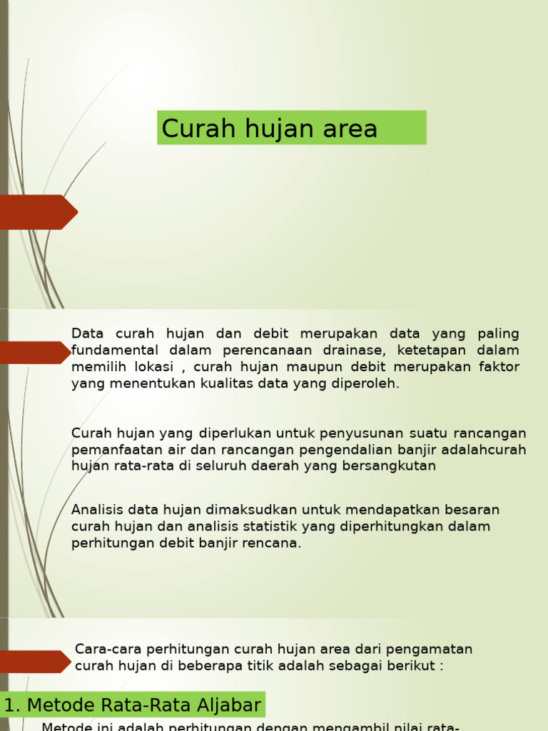 Curah Hujan Area - 3 | PDF