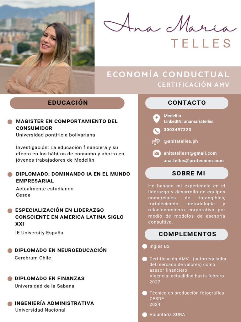 CV Ana María Telles | PDF