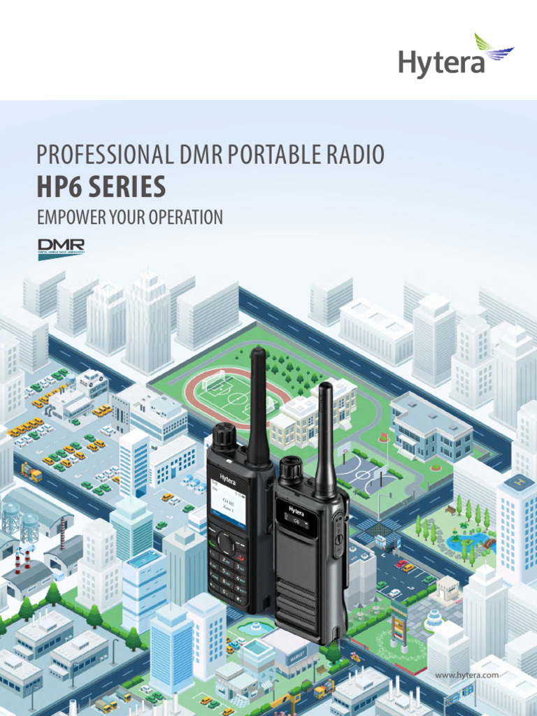 HP6 Series Professional DMR Portable Two Way Radio | PDF