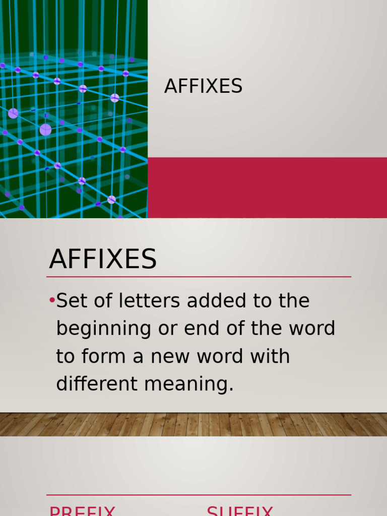 Affixes Grade 4 | PDF