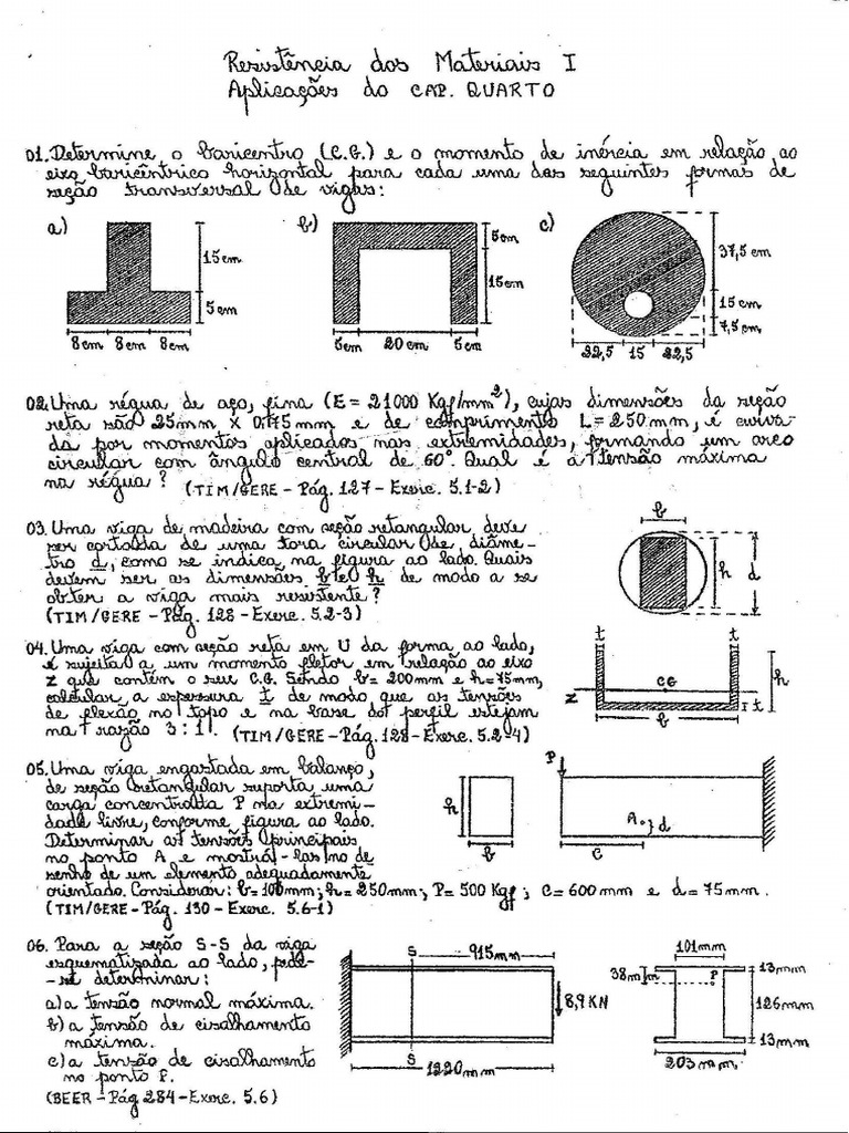 4.Lista Do Cap 4 RM I Prof Roberto | PDF